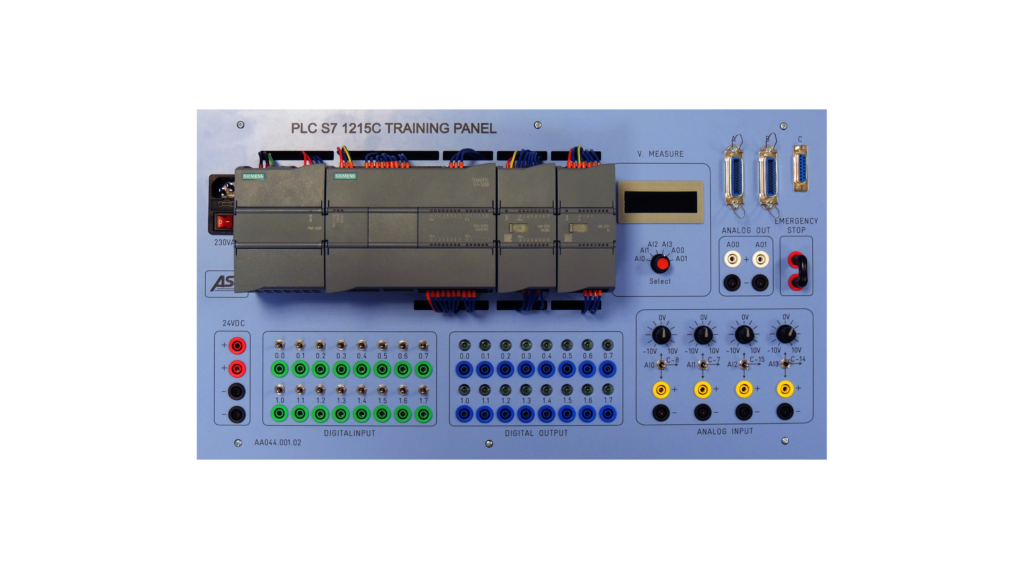 PLC S7-1215C TRAINING PANEL (CPU 1215C) - ASTI Automation