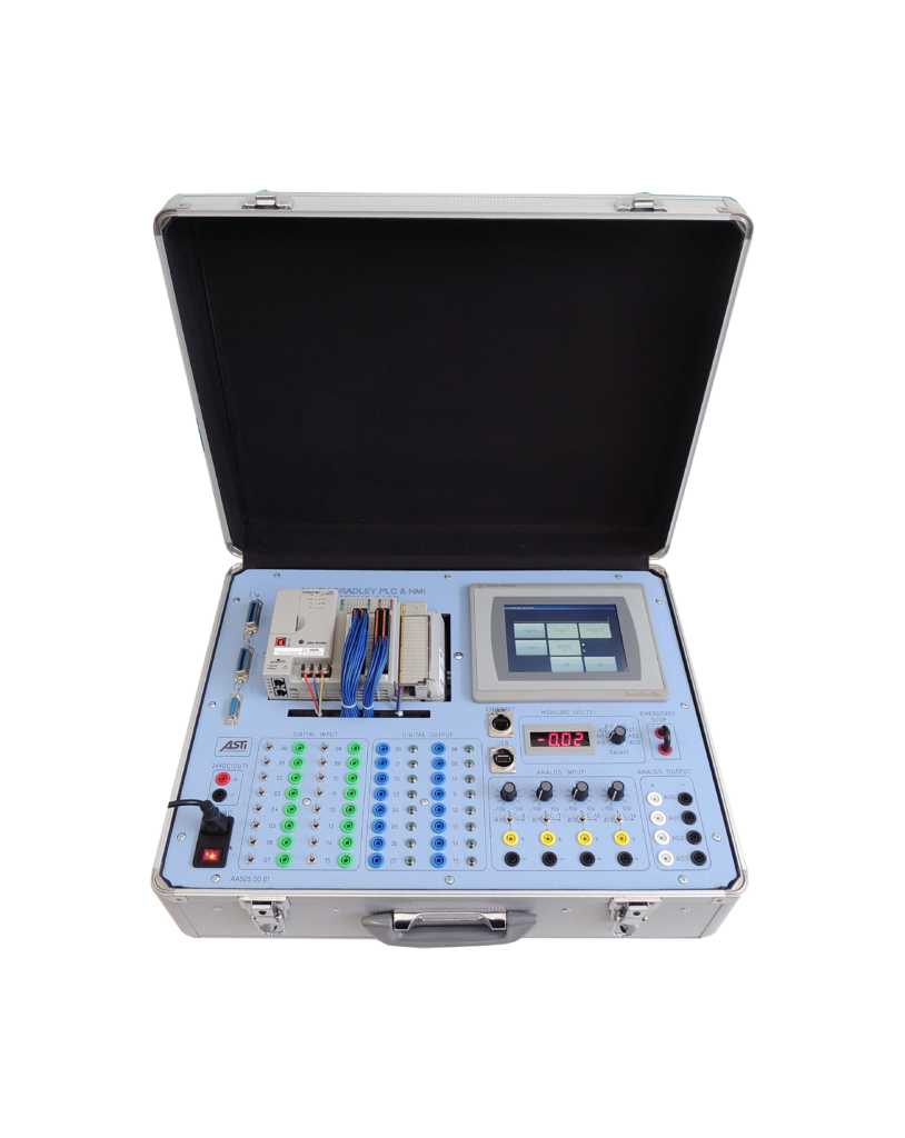 ALLEN BRADLEY TRAINING CASE (CLOGIX 5370 + PANELVIEW 800 GRAPHIC ...